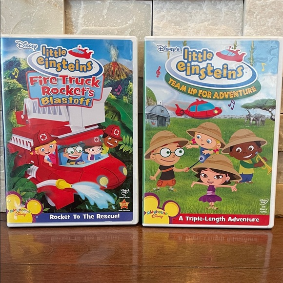 Disney | Toys | Disney Little Einsteins Adventure Dvd Set Red And Blue ...